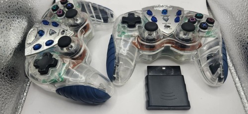 Intec PS2 Wireless Controller for EA Sports Clear, , 2-Pack | eBay