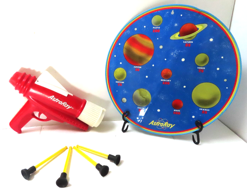 Vintage AstroRay Space Dart Gun Flashlight, Darts, Double Sided Dart ...