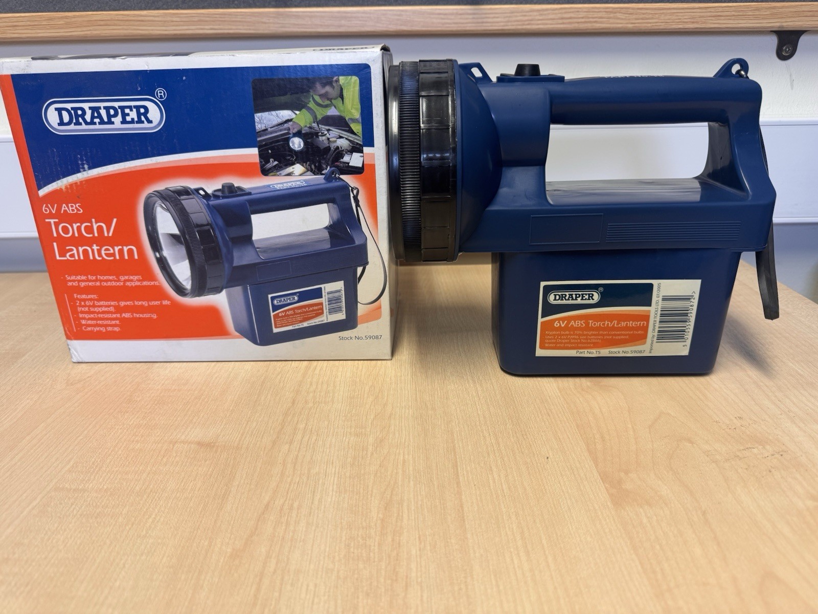 BRAND NEW IN BOX 6V DRAPER TORCH | eBay UK