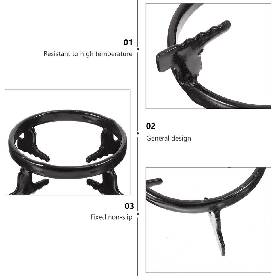 Iron Pot Stand Gas Stove Rack Coffee Pot Holder Stove Cooker Rack ...