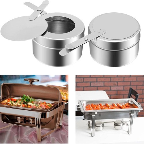 Stainless Steel Warmers Wick Cans Universal Buffet Boxs Canned Chaffing ...