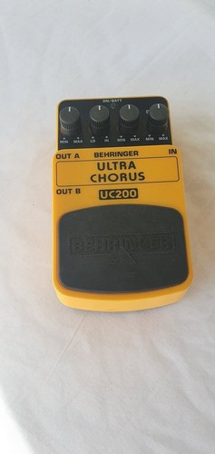 Behringer Guitar Effect Pedal Chorus Effect UC200 ULTRA CHORUS | eBay ...