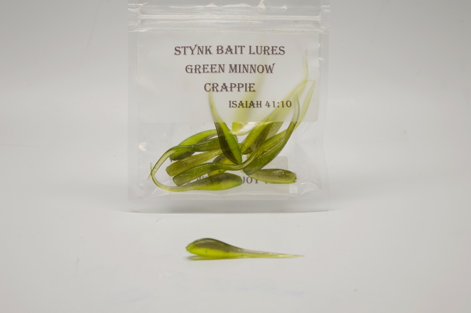 Stynk Bait Lures Green Minnow Crappie Pack of 10 | eBay