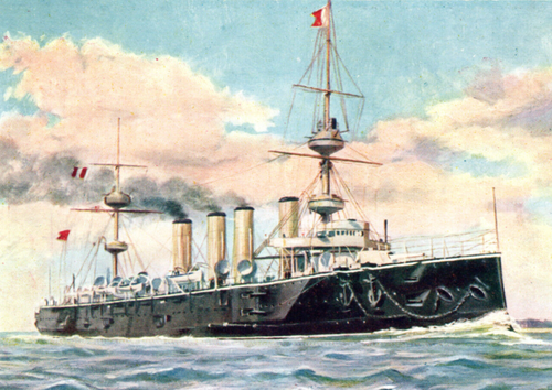 HMS Powerful Postcard Ship Royal Navy | eBay