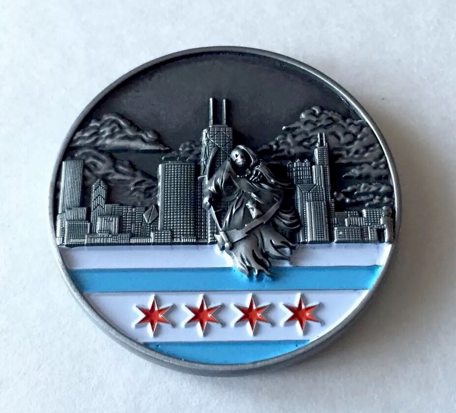 Chicago Police CPD 187 Murder City USA Detective Grim Reaper Challenge ...