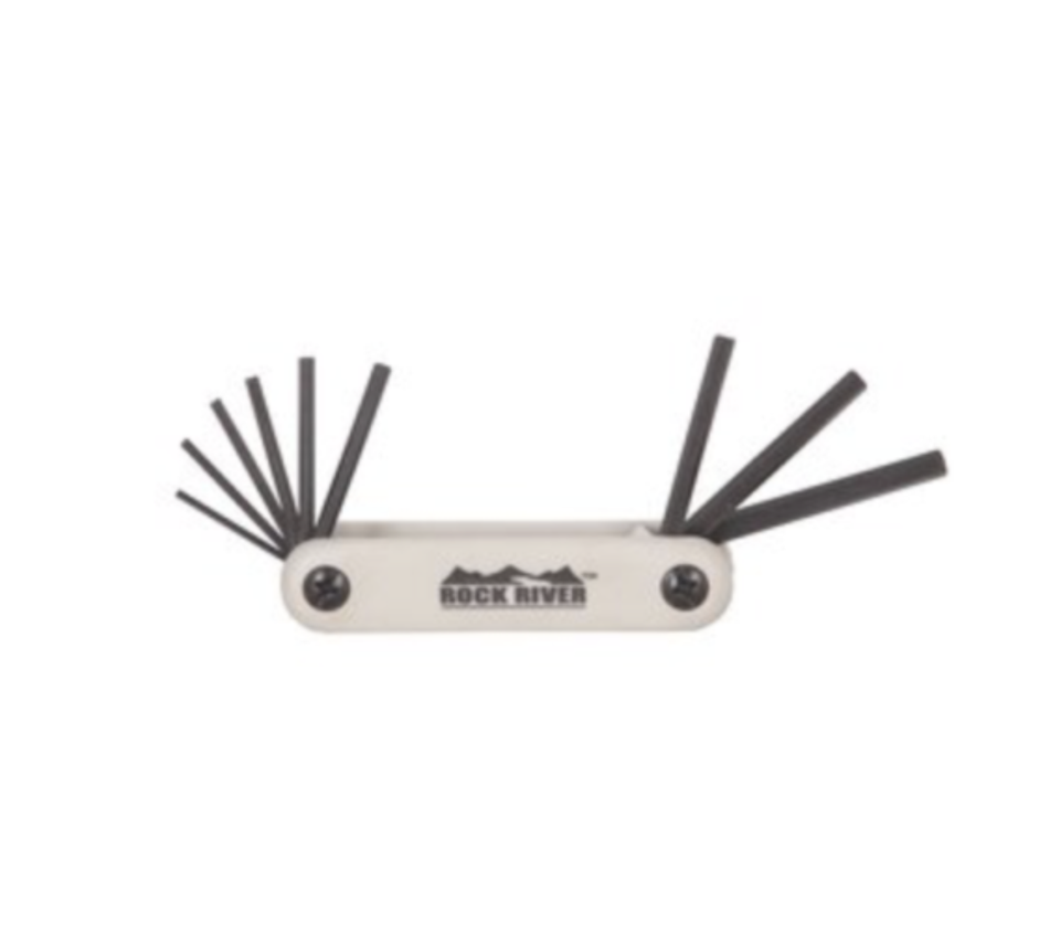 ROCK RIVER 9pc. FOLDING HEX KEY WRENCH SET, 5/64" to 1/4", #2115717 | eBay