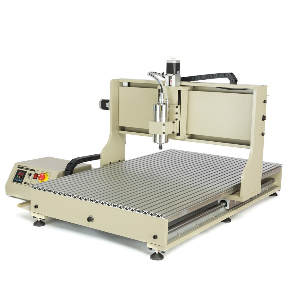 USB CNC 6090 4 axis 2.2KW CNC Router Small Wood Metal Engraving Milling ...