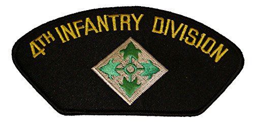 US ARMY 4TH FOURTH INFANTRY DIVISION 4 ID PATCH IVY STEADFAST AND LOYAL ...