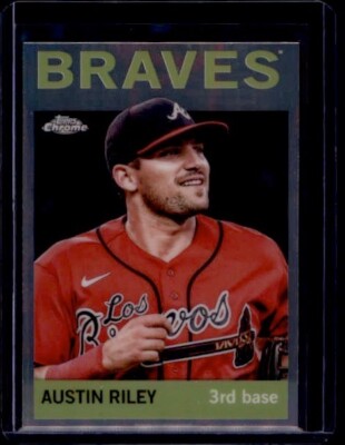 2023 Topps Chrome Lids Mitchell & Ness Exclusive #64-5 Austin Riley ...