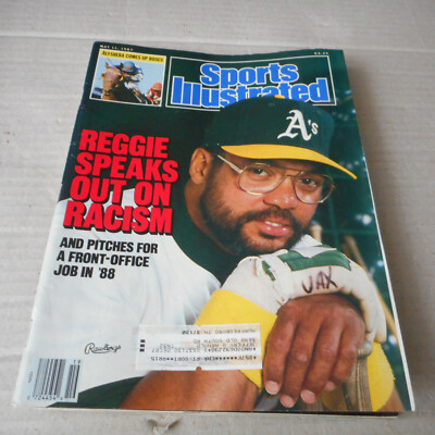 Reggie Jackson Covers Sports Illustrated Magazine May 1987 Tim Raines ...