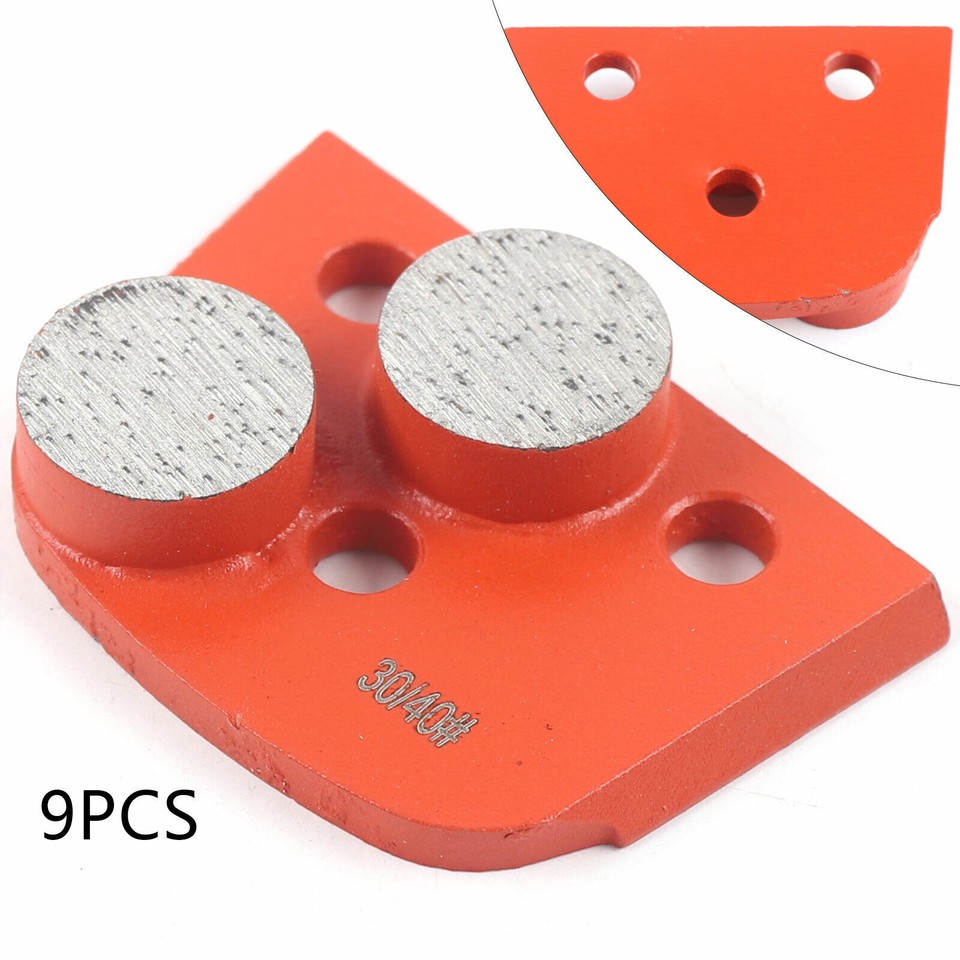 9x Grinder Wheel Grit 30/40 Concrete Floor Grinder Diamond Grinding ...