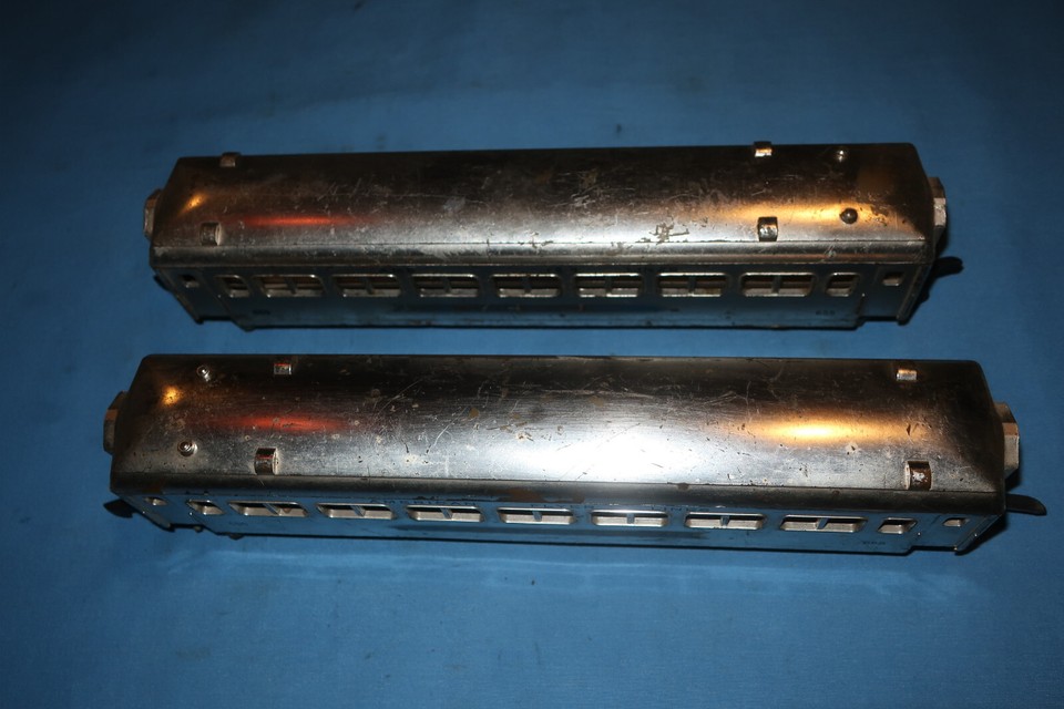 2 American Flyer #655 Chrome Silver Bullet Coach Passenger Cars | eBay
