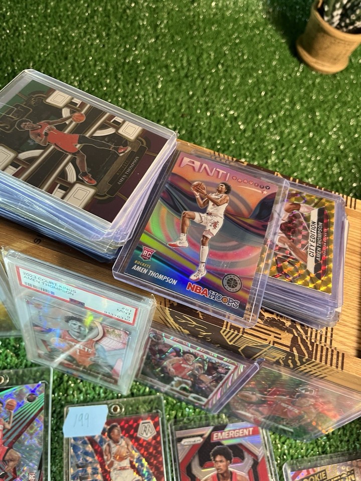 AMEN THOMPSON HUGE sports Cards Storage Estate Find Lot, 10 Mystery ...