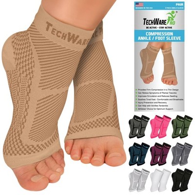 TechWare Pro Ankle Brace Compression Sleeve - L / XL (see size chart ...