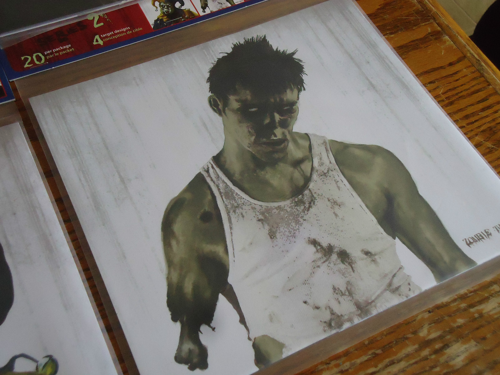 ZOMBIE WIFE WEDDING SHOOTING RANGE TARGETS JERSEY SHORE CLOWN GROOM ...