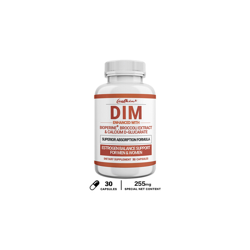 DIM (Diindolylmethane) 255mg - Broccoli - Hormonal Balance, Estrogen ...