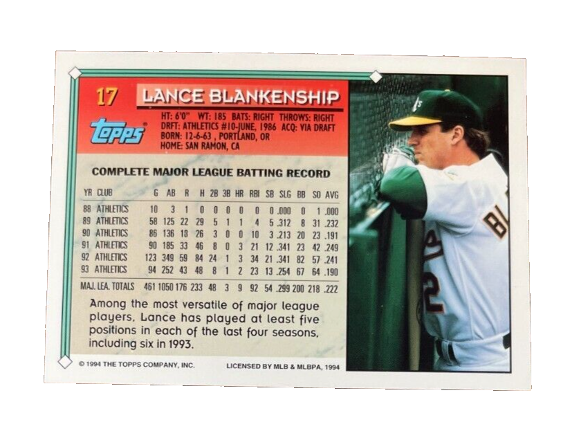 1994 TOPPS Card # 18 Greg Harris - Colorado Rockies | eBay