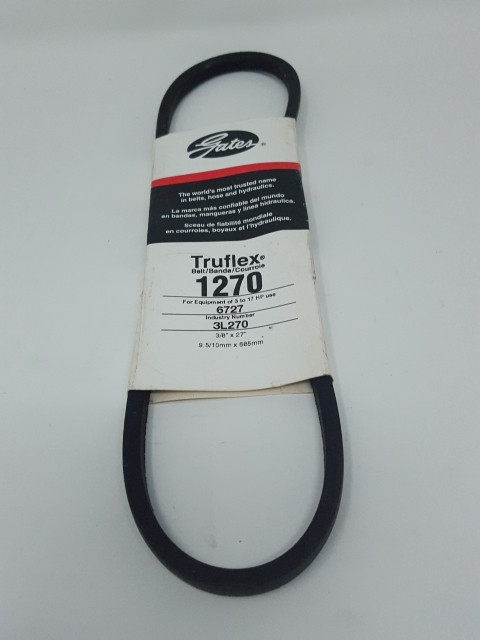 Genuine Gates 1270 Truflex V-belt 3l270 3/8" X 27" for sale online | eBay