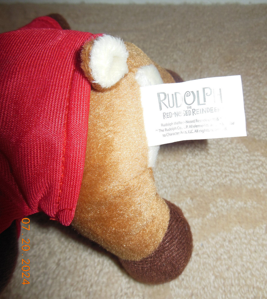 Rudolph Red-Nosed Reindeer PLUSH Christmas Character Arts Brand New ...