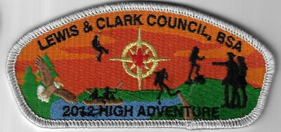 Lewis & Clark Council, BSA 2012 High Adventure SMY Bdr. [ND-2477] | eBay