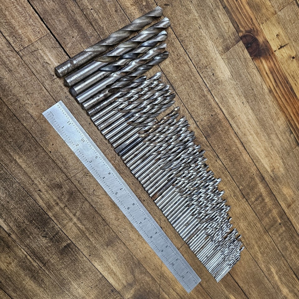 VINTAGE Tools MACHINIST Drill Bits Size LOT Metal Milling Bits ☆USA | eBay