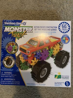 Techno Gears Monster Truck & Off Road Racer STEM Building Set [ BRAND ...