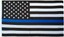 4x6 USA Police Thin Blue Line Memorial American Flag Banner Polyester ...