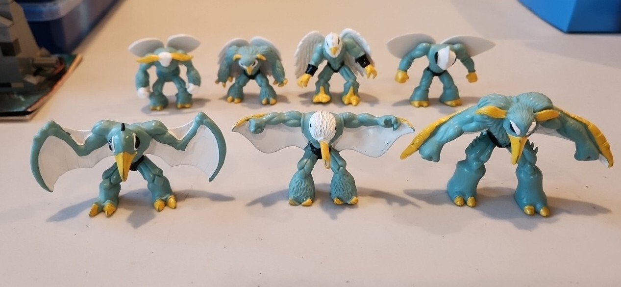 Lot of 7 Gormiti Series 1 Complete AIR TRIBE set No Cards. | eBay