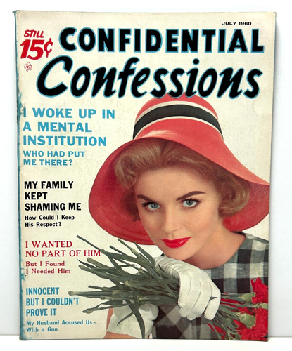 Vintage CONFIDENTIAL CONFESSIONS MAGAZINE July 1960 Confession Stories ...