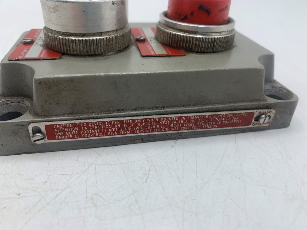 Hubbell Killark Xcs-0b4 Explosion Proof Push Button Control Station for ...