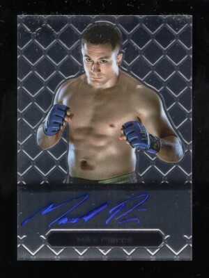 2011 LEAF METAL MMA UFC MIKE PIERCE AUTO AUTOGRAPH 12A | eBay
