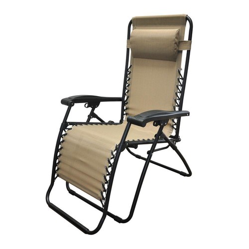 Caravan Sports Infinity Beige Zero Gravity Patio Chair-80009000150 ...