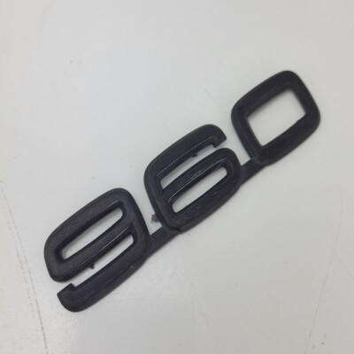 1996 Volvo 940 Series Rear Lid Trunk Emblem Nameplate Black OEM "940 ...