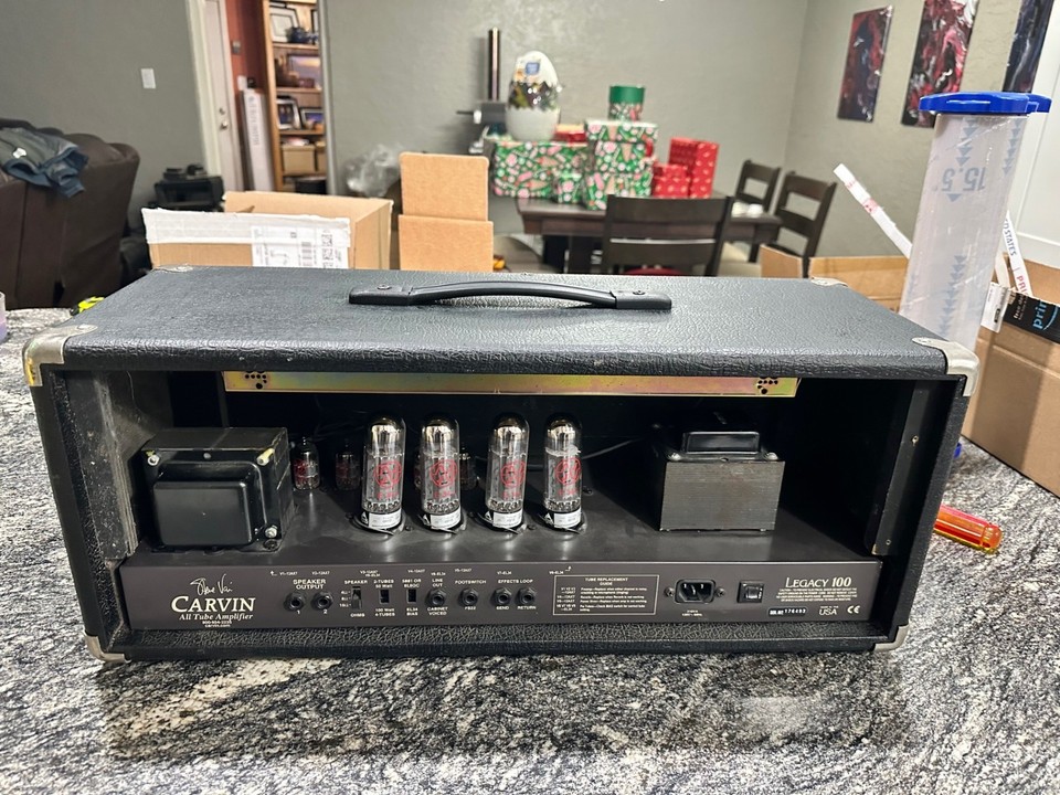 Carvin Vai Legacy 100 tube amp - New Tubes! Beast!! | eBay