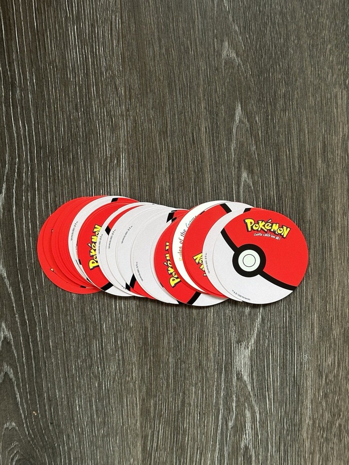 1999 Nintendo Pokemon Round Playing Cards with Carrying Case, Rummy ...