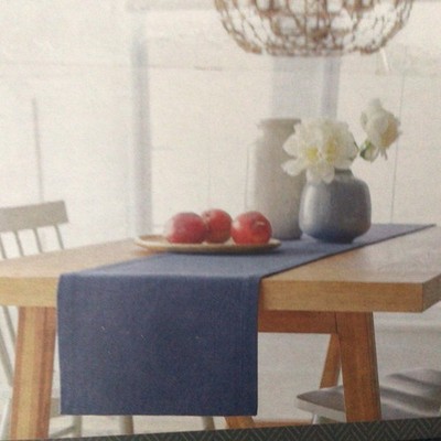Threshold Navy Blue Table Runner 14” X 72” NWT | eBay