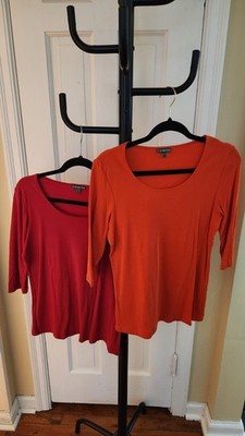 Street One Shirt 3/4 Sleeves Women's EUR 40 Bundle Of 2 Red/Orange | eBay