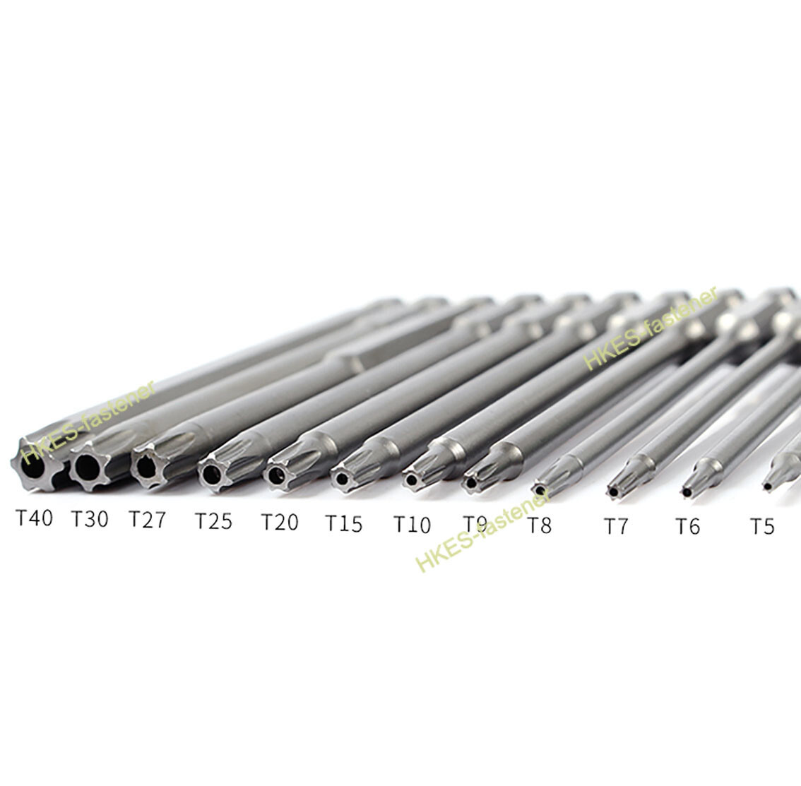 1/4 Hex Shank Torx Head Screwdriver Bits T6-T40 Magnetic Tamper Proof ...