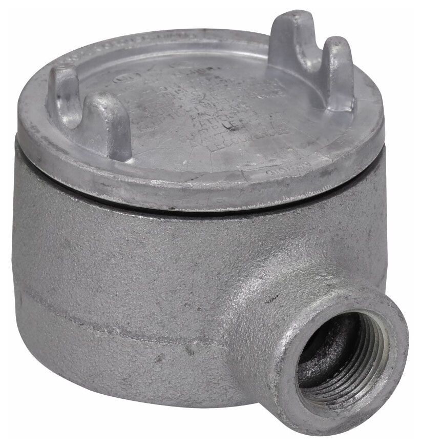 Crouse-Hinds GUAB36-SA, RIGID CONDUIT OUTLET BOX AND COVER, 1 AL OUTLET ...