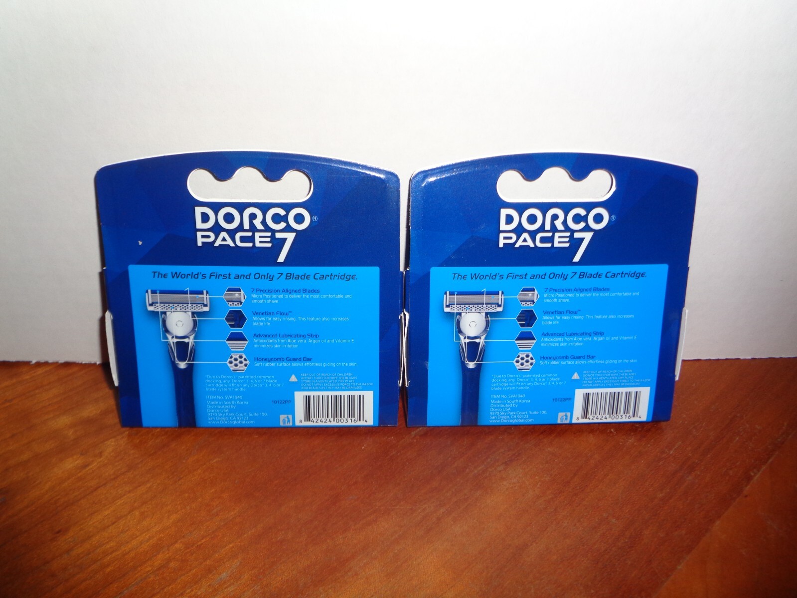 Lot 2-4 Packs Dorco Pace 7 Razor Cartridges For Men w/7 Precision ...