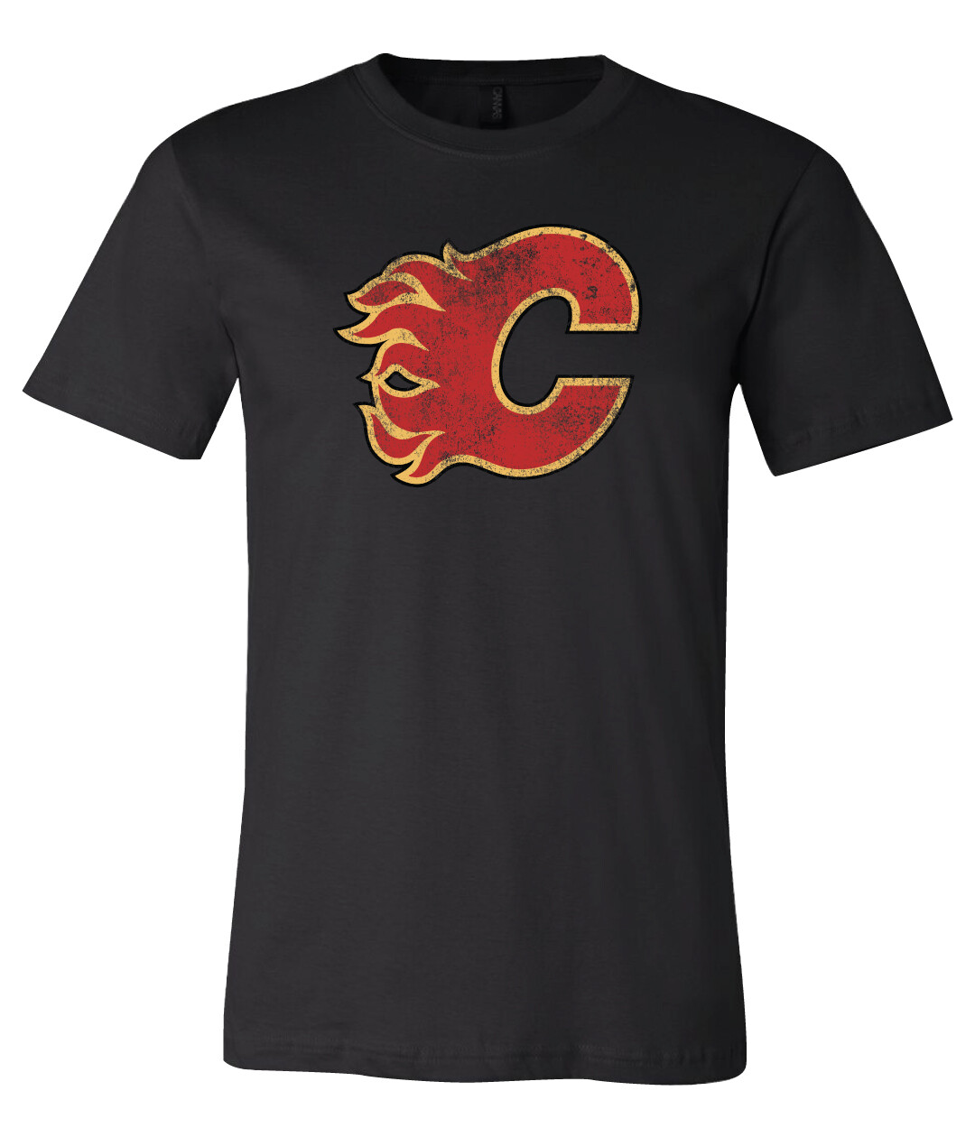 Calgary Flames Distressed logo shirt S-6XL Tracking!! | eBay