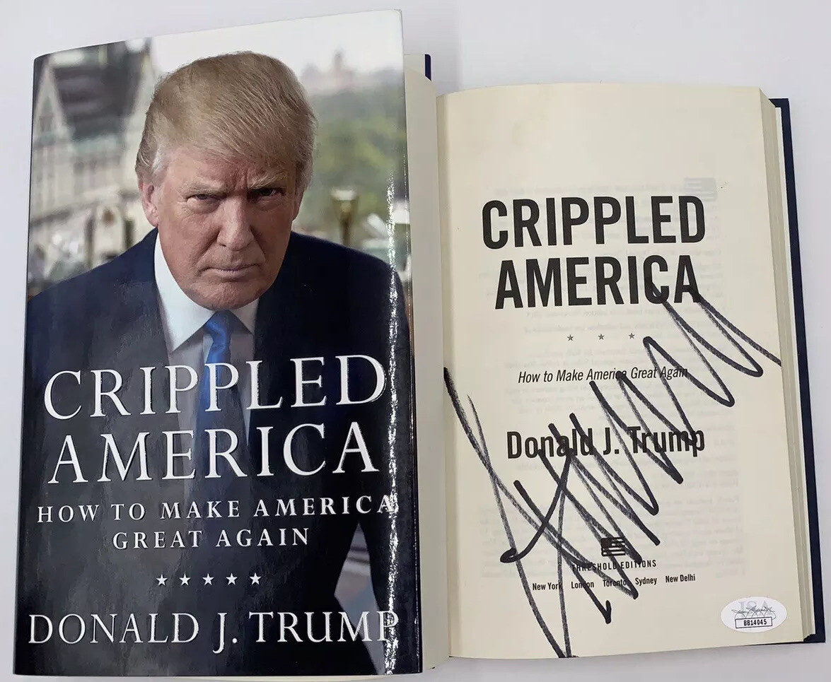 Donald Trump Autographed Memorabilia | Signed Photo, Jersey ...