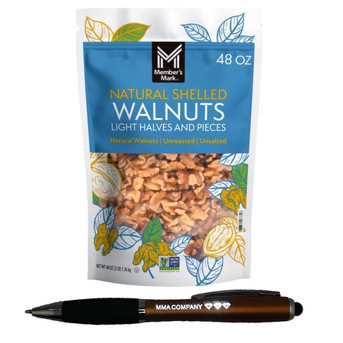 Member’s Mark Walnuts Fresh Natural Great Taste Value Pack 3 Lbs ...