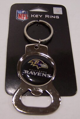 Baltimore Ravens Key Chain Bottle Opener Keyring ~ NWT | eBay