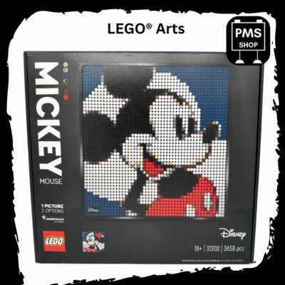 LEGO® Art 31202 - Disney's Mickey Mouse | Walt Disney, Minnie Mouse ...