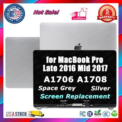 For Apple MacBook Pro A1708 2017 EMC 3164 Retina LCD Screen Replacement ...