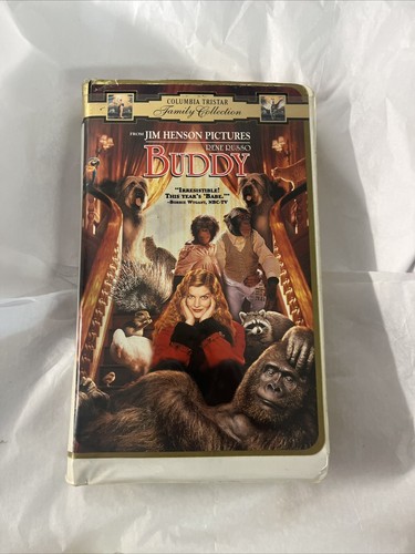 Buddy VHS Tape Jim Henson Pictures Rene Russo Columbia Tristar Family ...