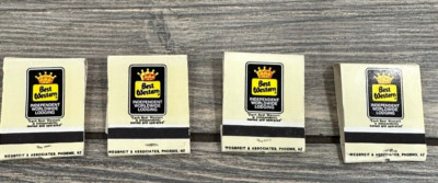Vintage Best Western Lot of 4 Matchbook Advertisement | eBay
