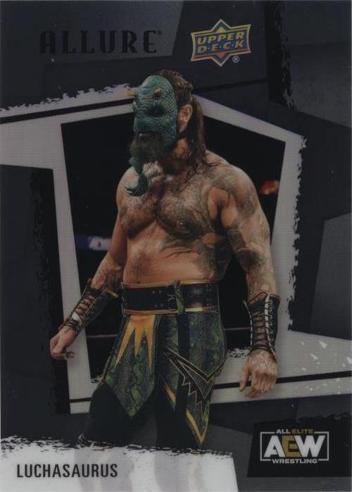 2022 Upper Deck Allure AEW - Luchasaurus #55 Black Rainbow for sale ...