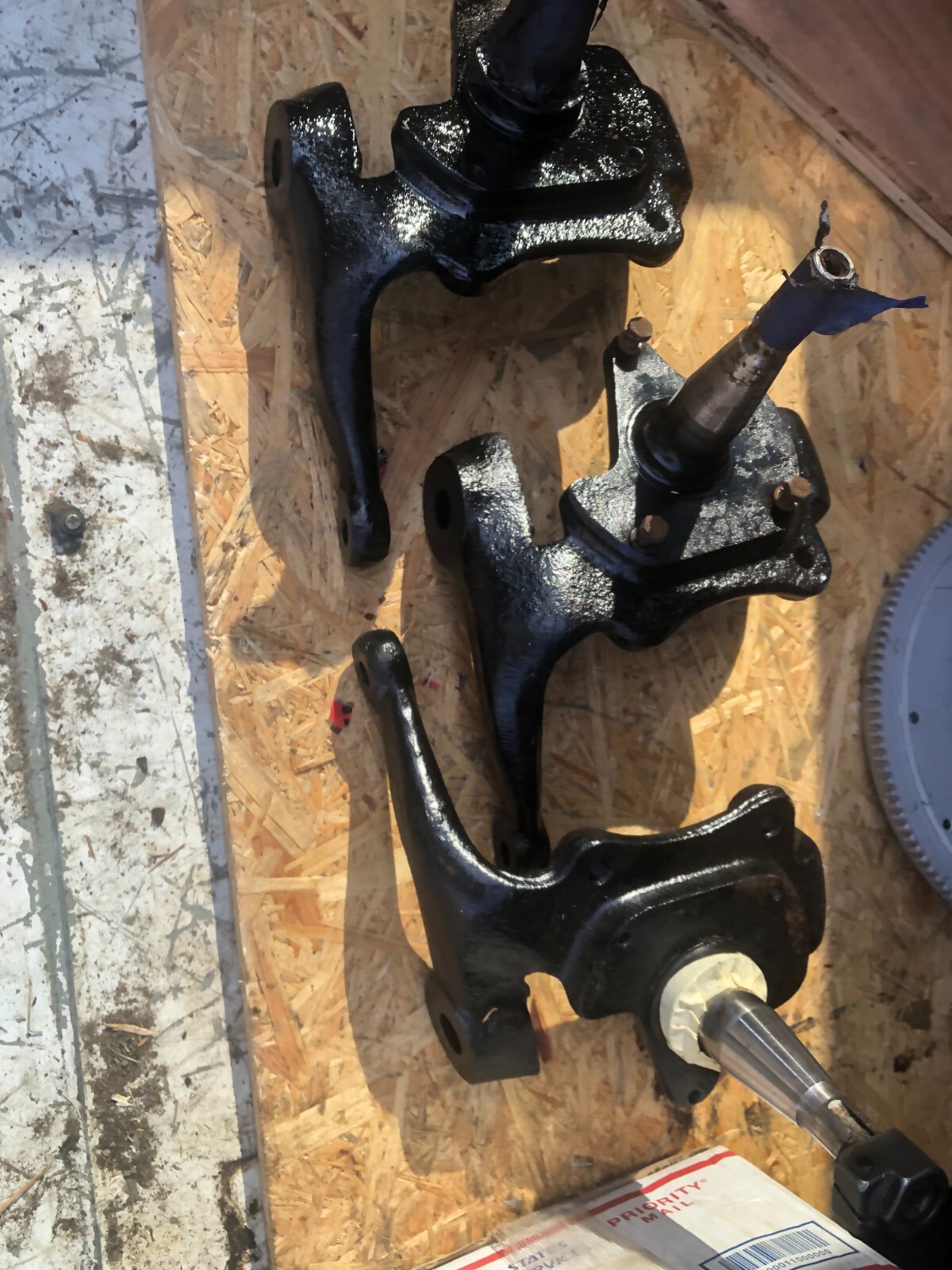 VW T2 Bus Transporter passenger front Side Spindle / Knuckle 1971-1972 ...